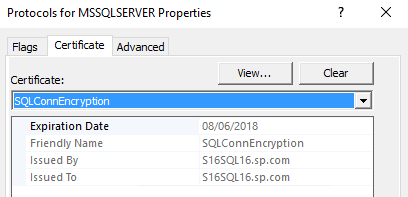 SQL traffic encryption - Mr Veee
